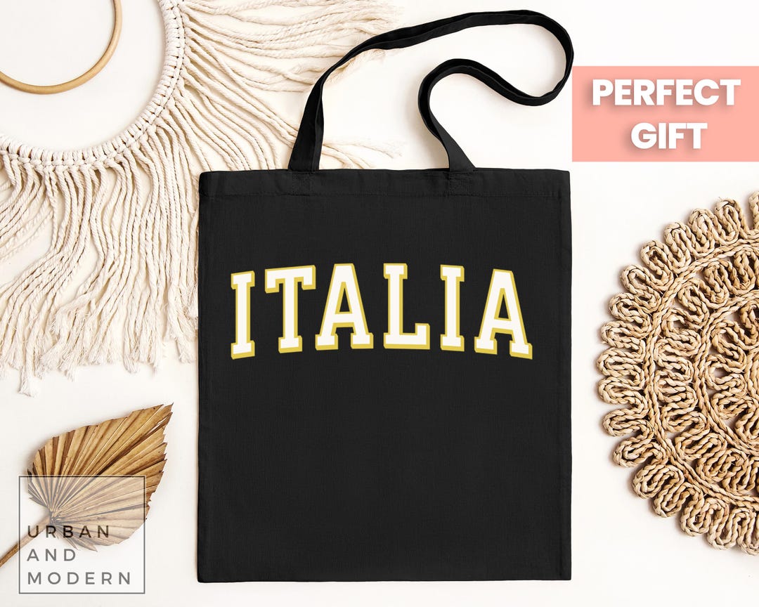 Italia Tote Bag, Italia Travel, Italy Vacation, Italia Gift, Italia ...