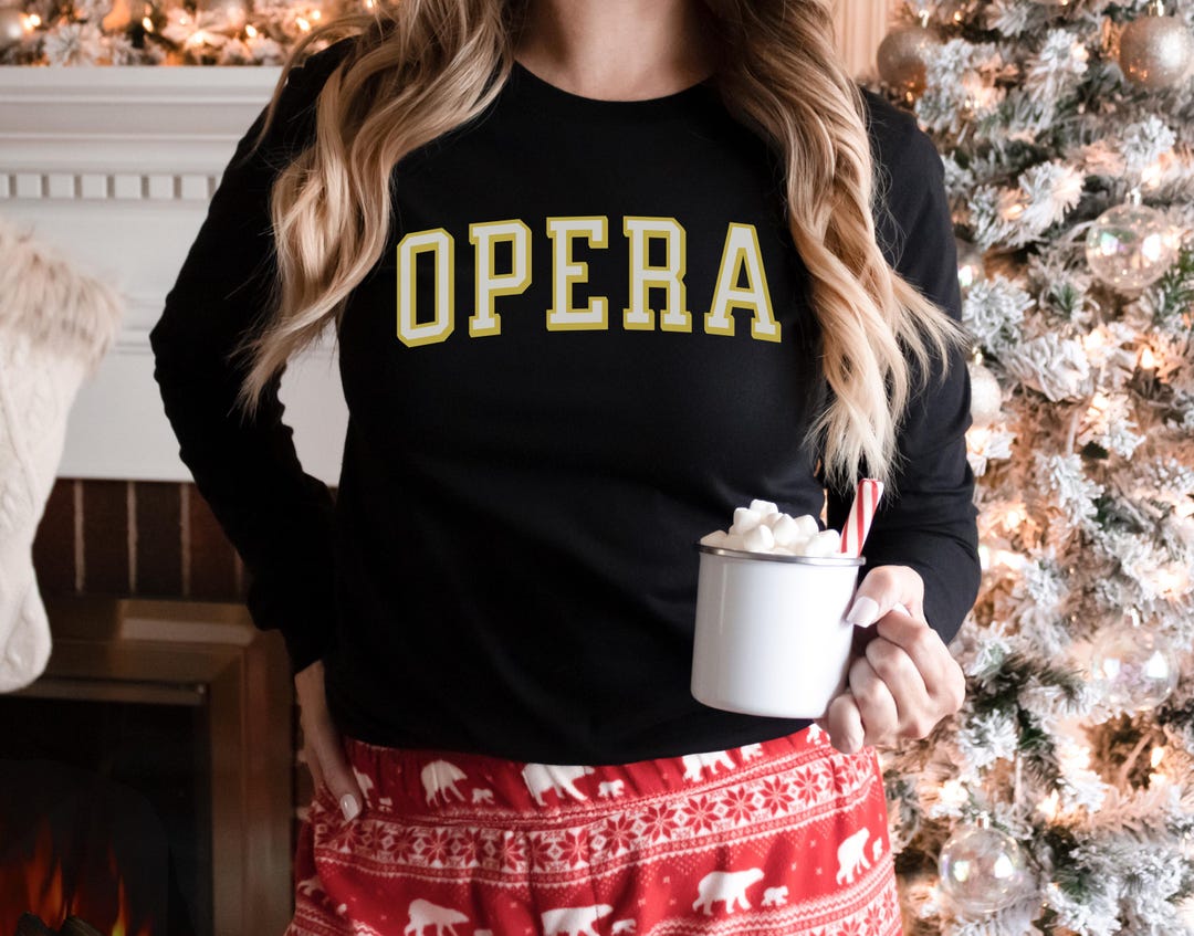 Opera Long Sleeve, Opera Shirt, Opera Music, Music Lover, Music Gift ...
