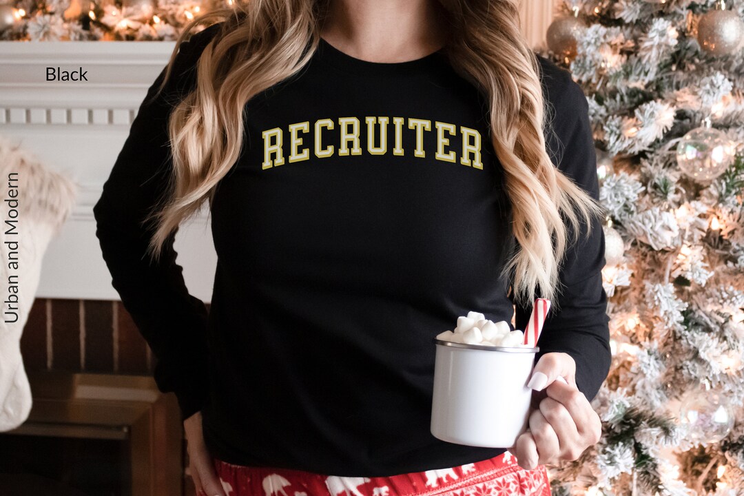 Recruiter, Human Resources, Gift for Hr Long Sleeve Tee, Coworker Gift ...