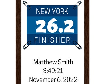 Marathon Finisher Poster - Etsy