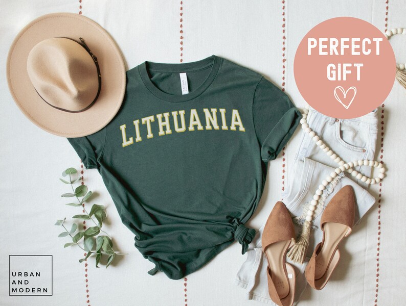 Lithuania Tshirt, Lithuania Gift, Lithuania Shirt, Lithuania Souvenir ...