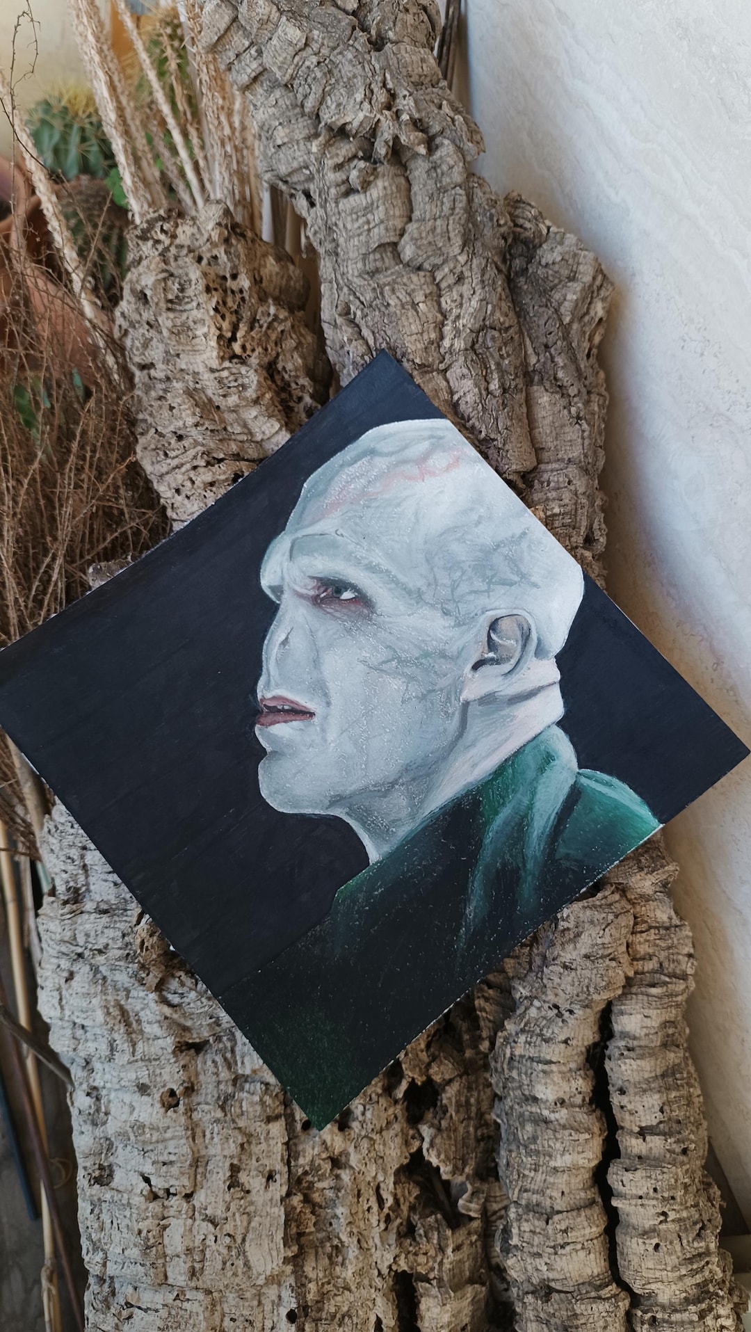 Oil Pastel Drawing of Lord Voldemort the One Who Must Not Be Named on ...