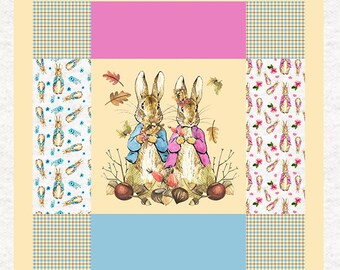 Peter Rabbits sister Flopsy in her pink coat and flowers | Etsy