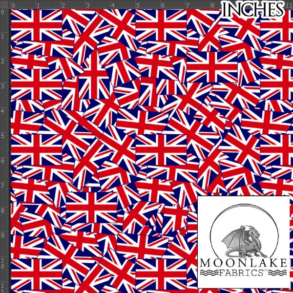 Union Jack Canvas Fabric - Etsy