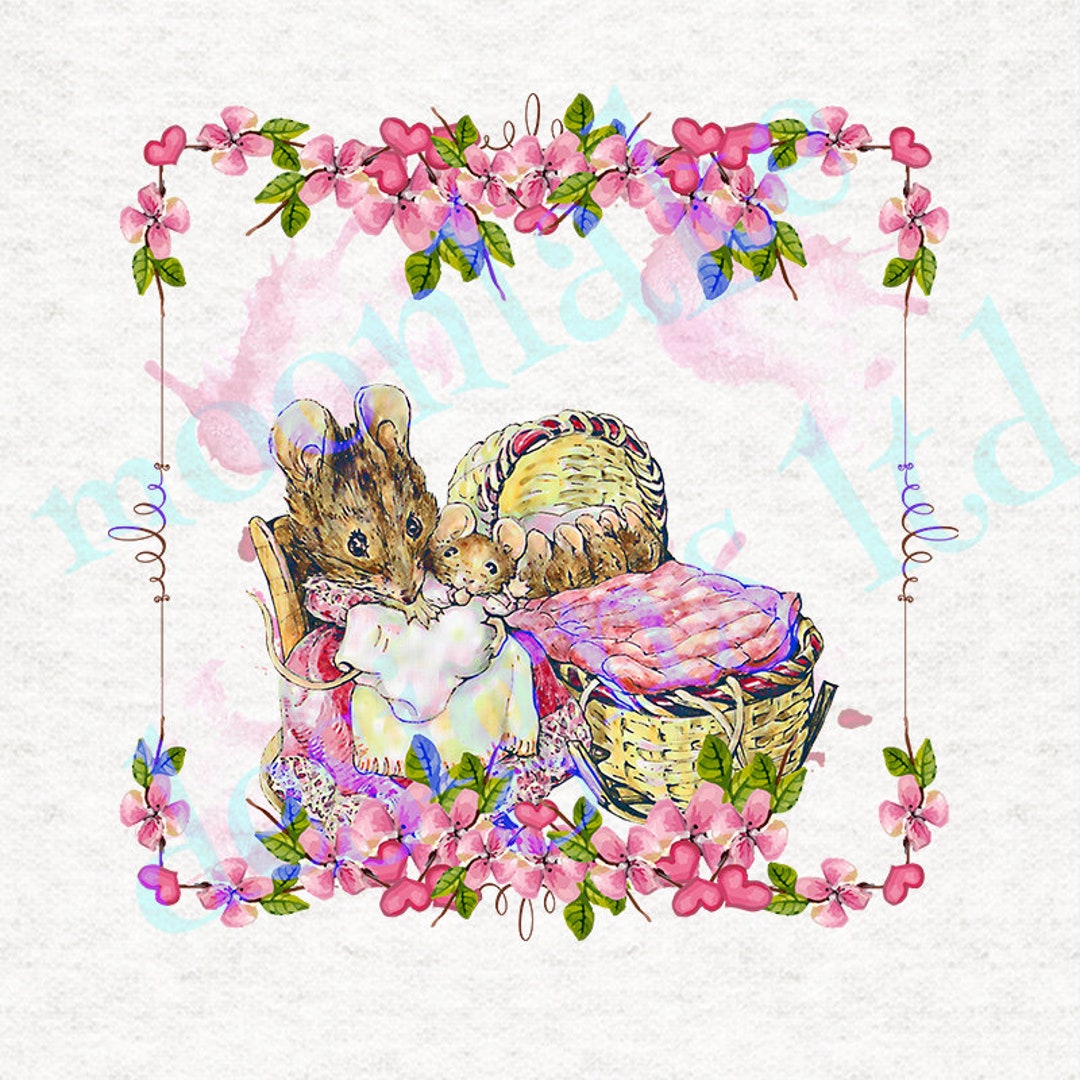 Peter Rabbits Hunka Munka Hearts and Flowers | Upholstery | Sewing ...