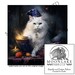 Cat in the Magic Shop, Moonlight 100% Natural Cotton or 290gsm Thick ...