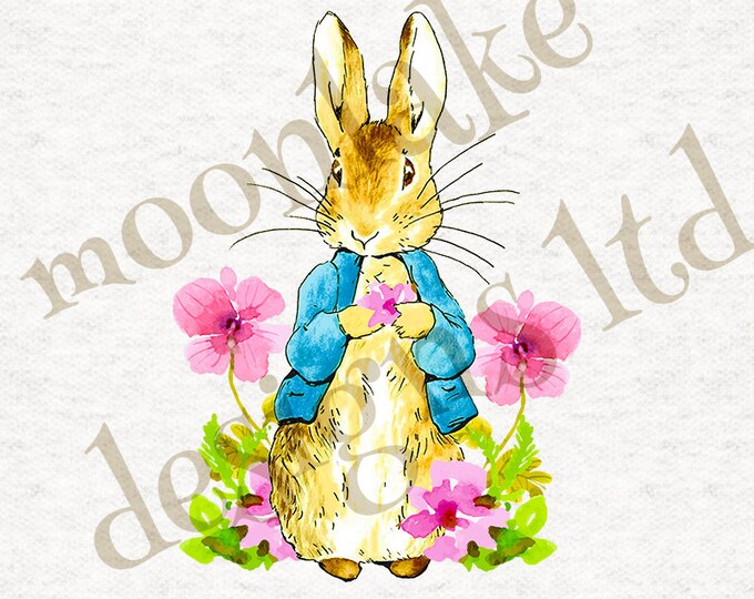 Peter Rabbit Upholstery Sewing Craft Printed Fabric Panels Peter With ...