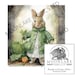 Peter Rabbit Upholstery Sewing Craft Printed Fabric Panels Peter and ...