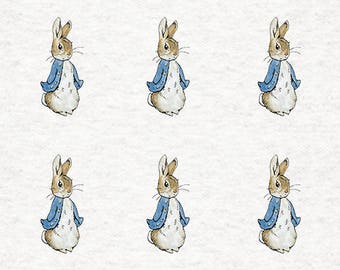 Peter Rabbit Upholstery Sewing Craft Printed Fabric | Etsy