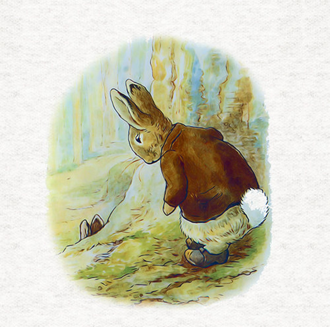 Peter Rabbit | Upholstery | Sewing | Craft | Printed Peter -peek-a-boo ...