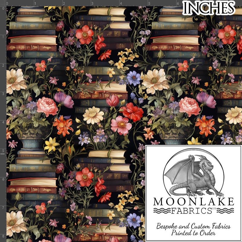 Book Fabric - Etsy