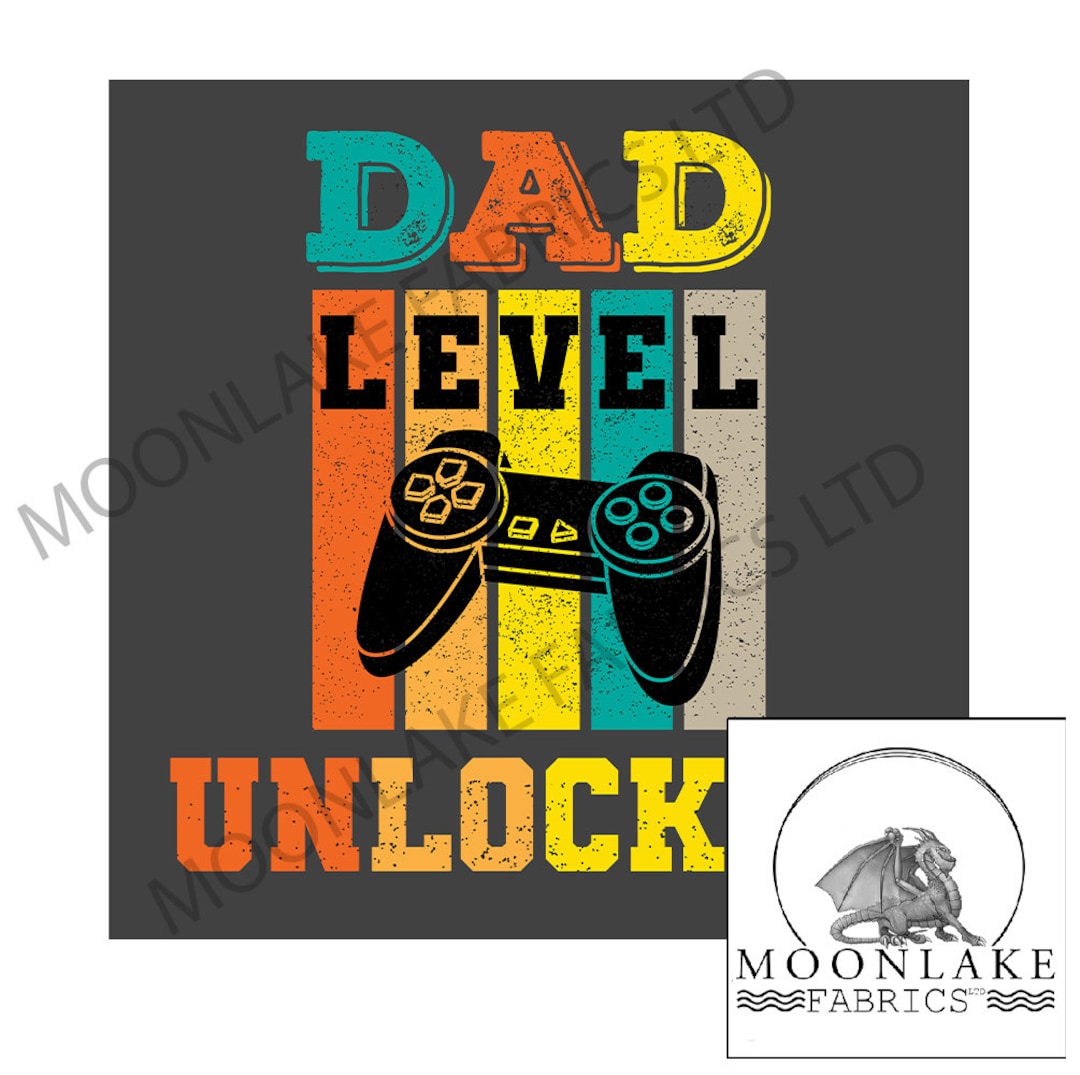 New Dad First Time Father Fabric Craft Panels in 100% Light Quality ...