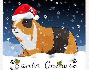 Guinea Pig Christmas Fabric - Etsy
