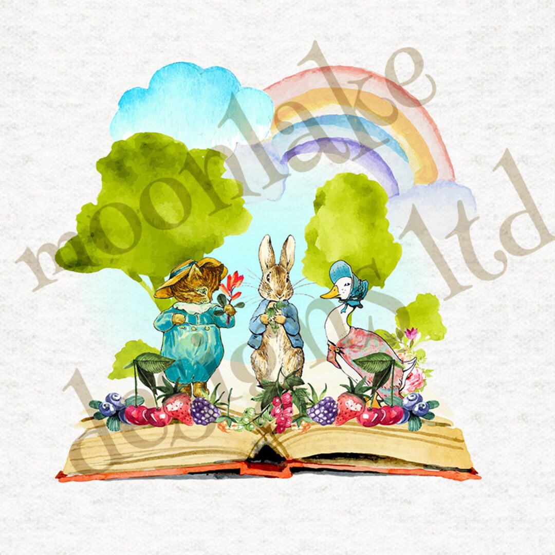 Peter Rabbit | Upholstery | Sewing | Craft | Printed Fabric Panels ...