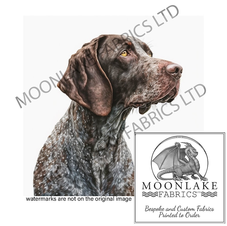 German Shorthaired Pointer 100% Natural Cotton or 290gsm Thick - Etsy