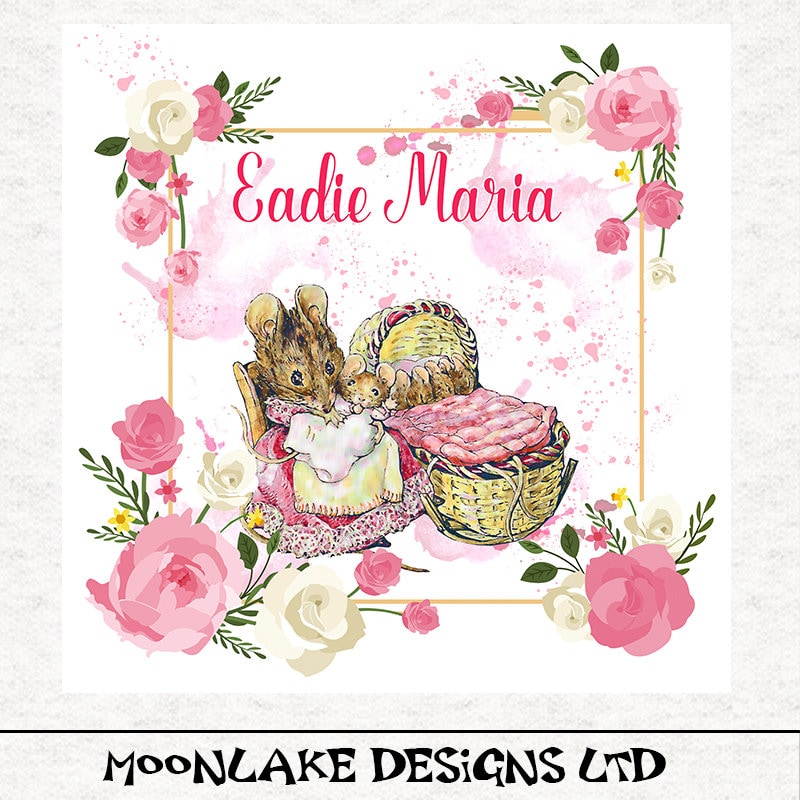 Hunka Munka Mouse With Babies Sewing Craft Printed Fabric - Etsy