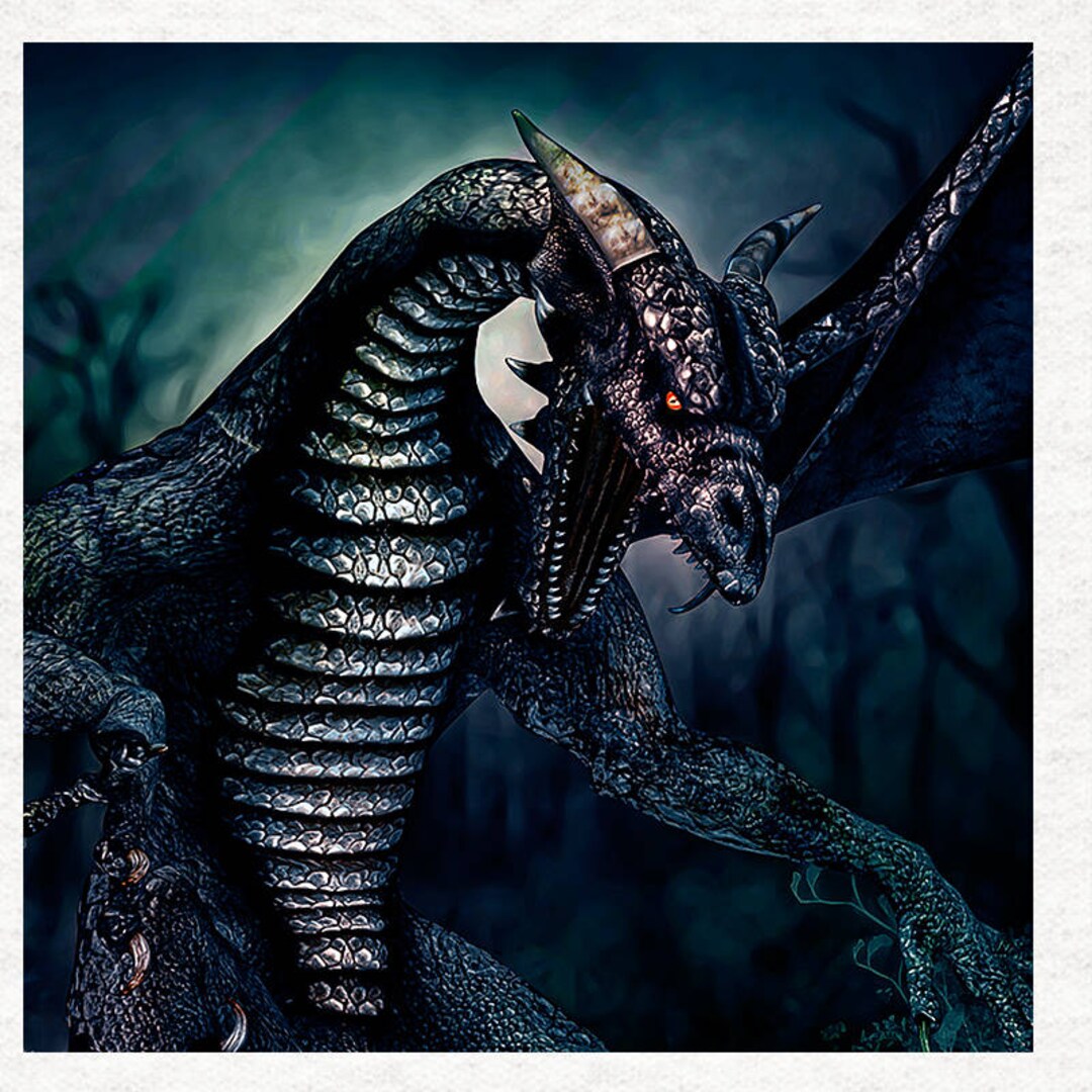 Blue Dragon Game of Thrones Fan Art Fabric Craft Panels in - Etsy