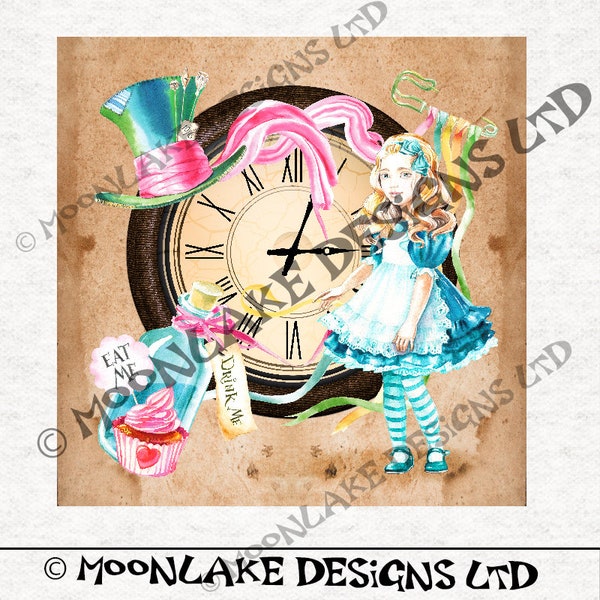 Alice Clock - Etsy