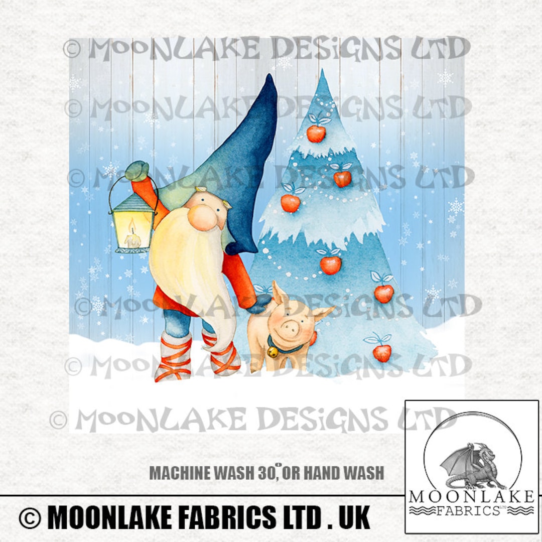 Gnome Gonks Fabric Craft Panels in 100% Cotton or Polyester - Etsy