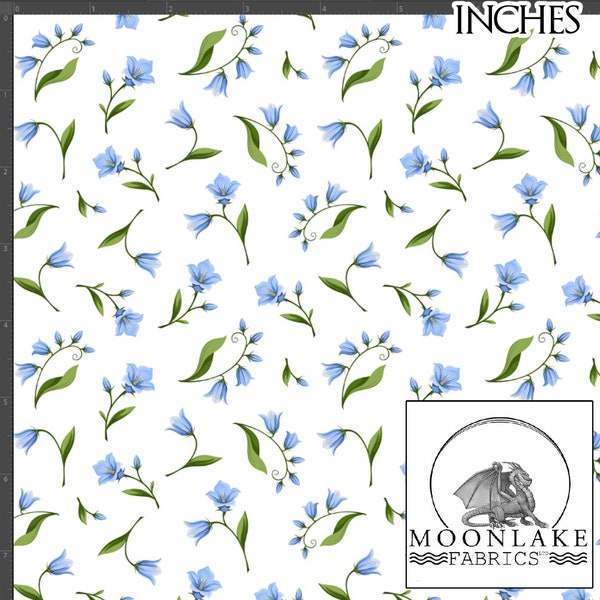Bluebell Fabric - Etsy