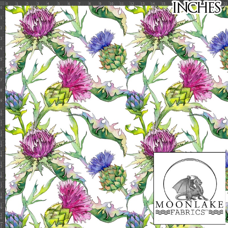 Thistle Fabric - Etsy