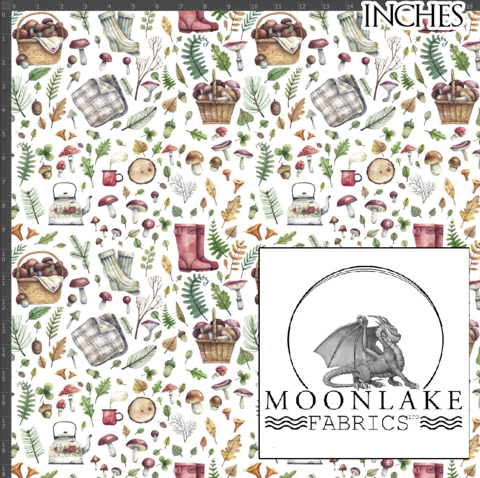 Autumn Fall Treasures Fabric 100% Cotton 130gsm Poplin - Etsy UK