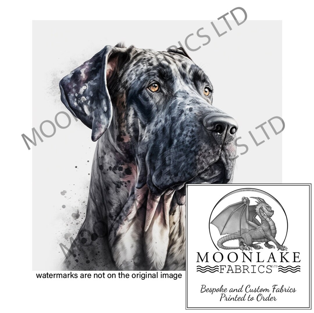 Great Dane Speckle 100% Natural Cotton or 290gsm Thick Soft Polyester ...