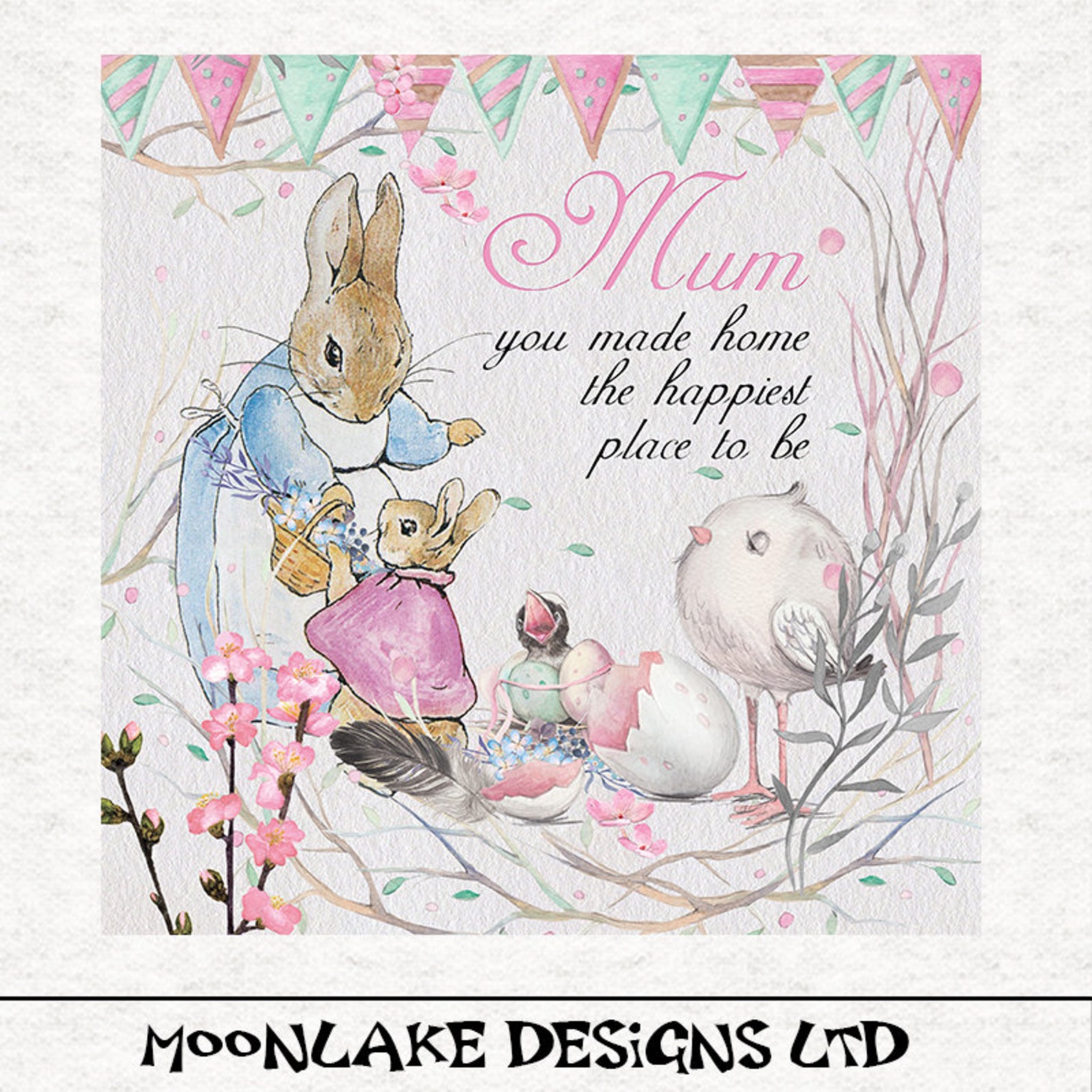 Peter Rabbit's Mum Mrs Rabbit With Flopsy Mother's | Etsy