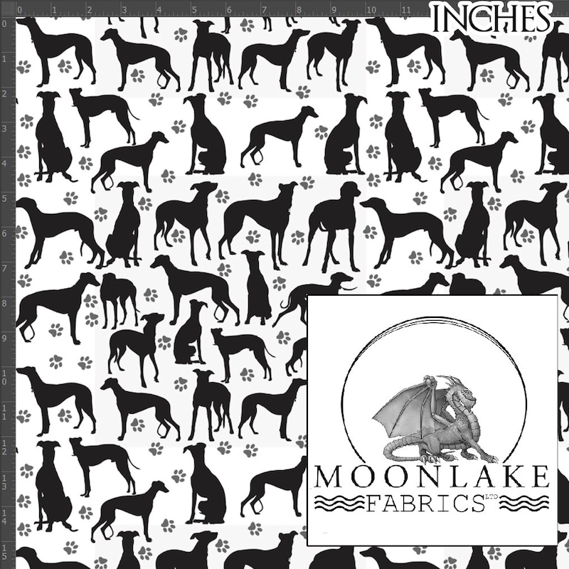 Greyhound Quilt - Etsy