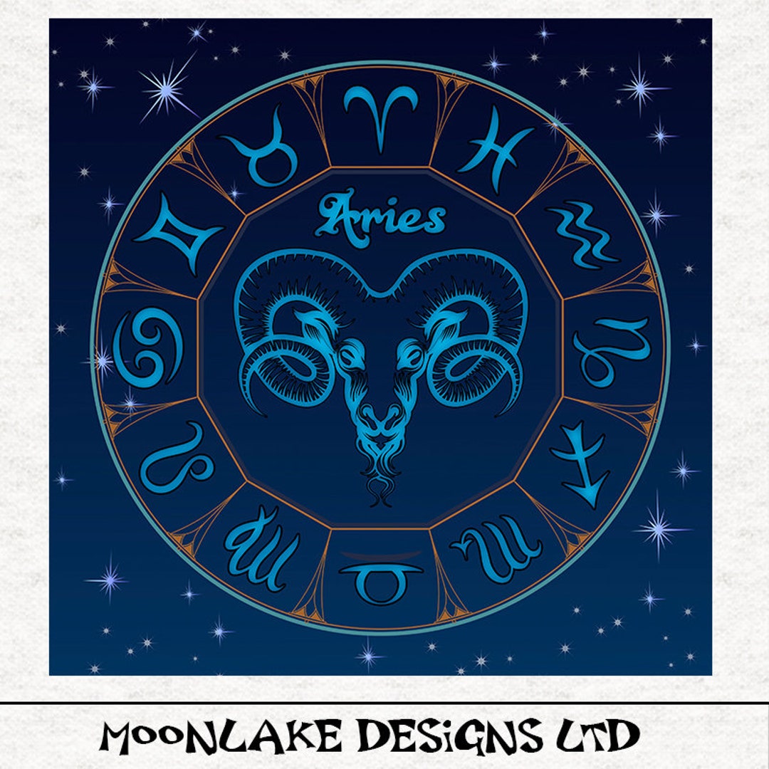 Aries Zodiac . Fabric Craft Panels in 100% Cotton or Polyester - Etsy