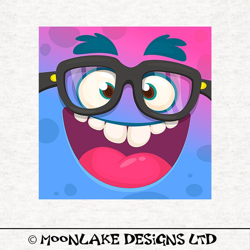 Monsters Monster Fabric Panel Fabric Craft Panels 100% | Etsy