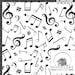 Music Notes, Gothic 100% Quality Cotton Poplin Fabric - Etsy UK