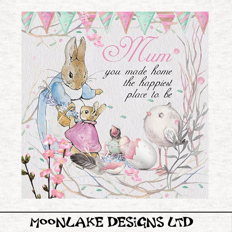 Peter Rabbit's Mum Mrs Rabbit With Flopsy Mother's | Etsy