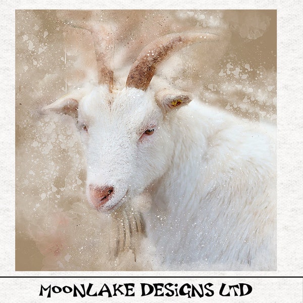 Goat Print - Etsy UK