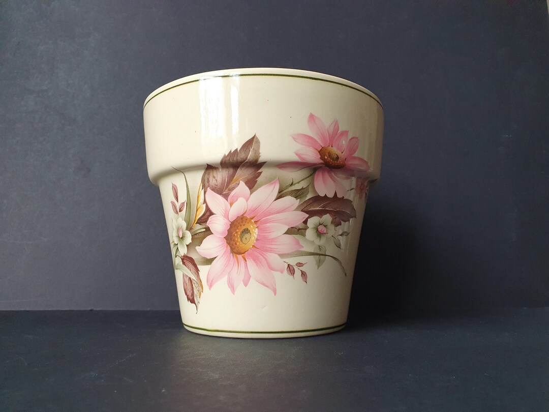 Flower Pot Planter by Brixham Pottery in Devon, Cottagecore, Granny ...