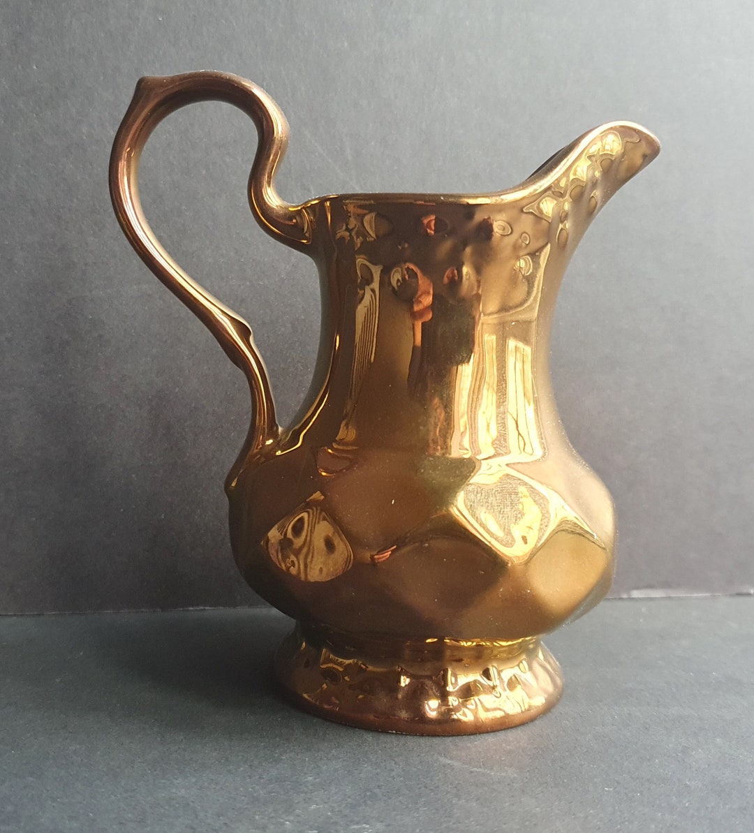 Vintage Gold Lustre Ware Small Jug by Wade, England. Milk, Cream ...