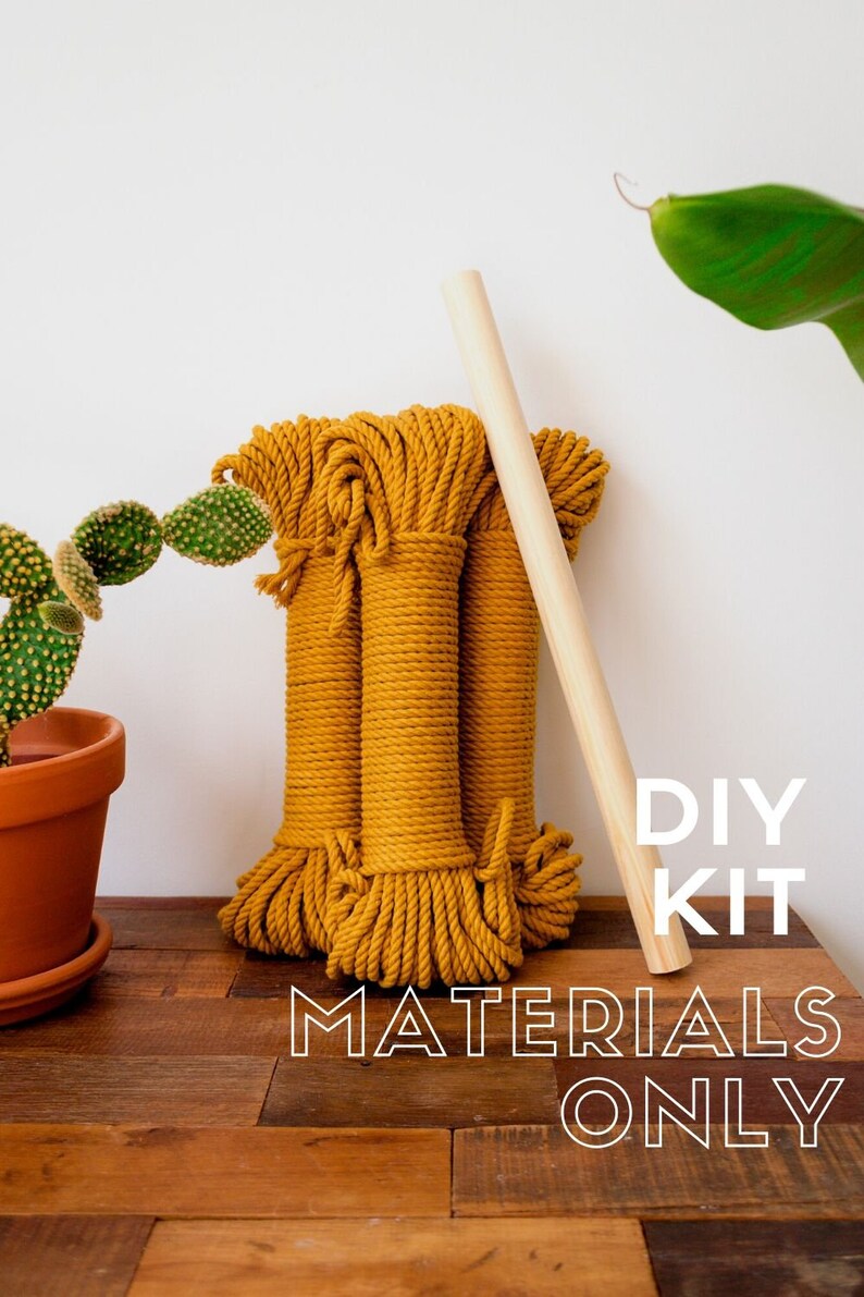 DIY Kit Macrame Wall Hanging 'berry' Materials - Etsy