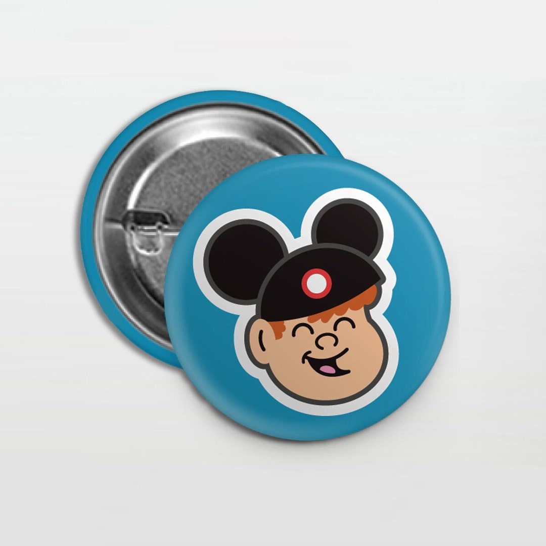Disney Kid Button free US Shipping by Eddie Fieg - Etsy