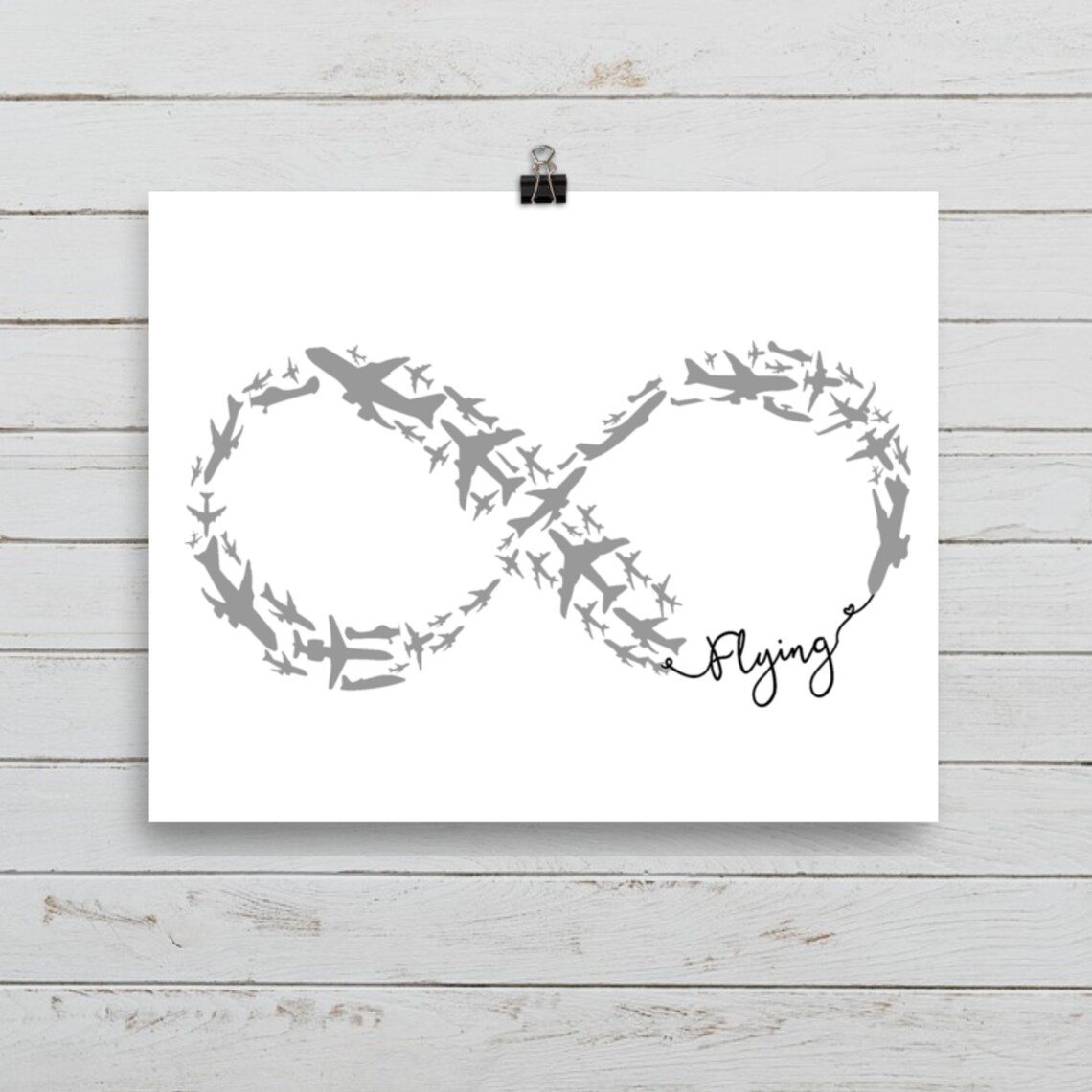 Infinity Symbol Pilot Gift Gifts for Pilots Airplane Decor | Etsy