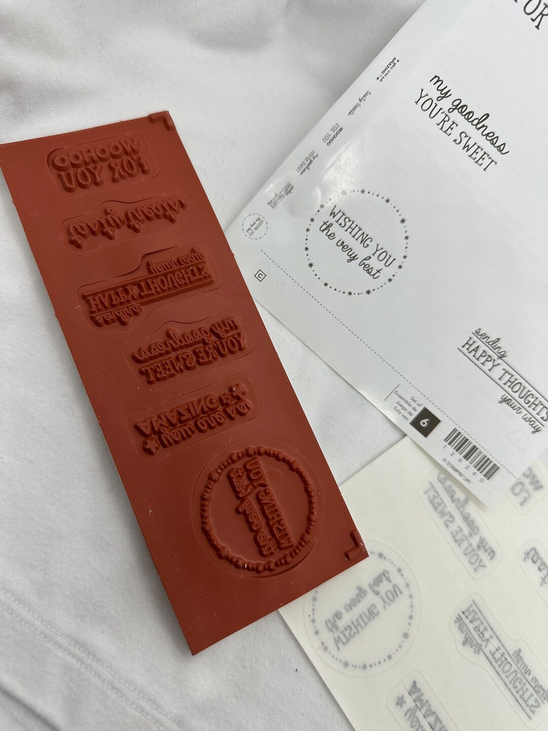 Retired Rubber Cling Stamp Sets stampinup - Etsy