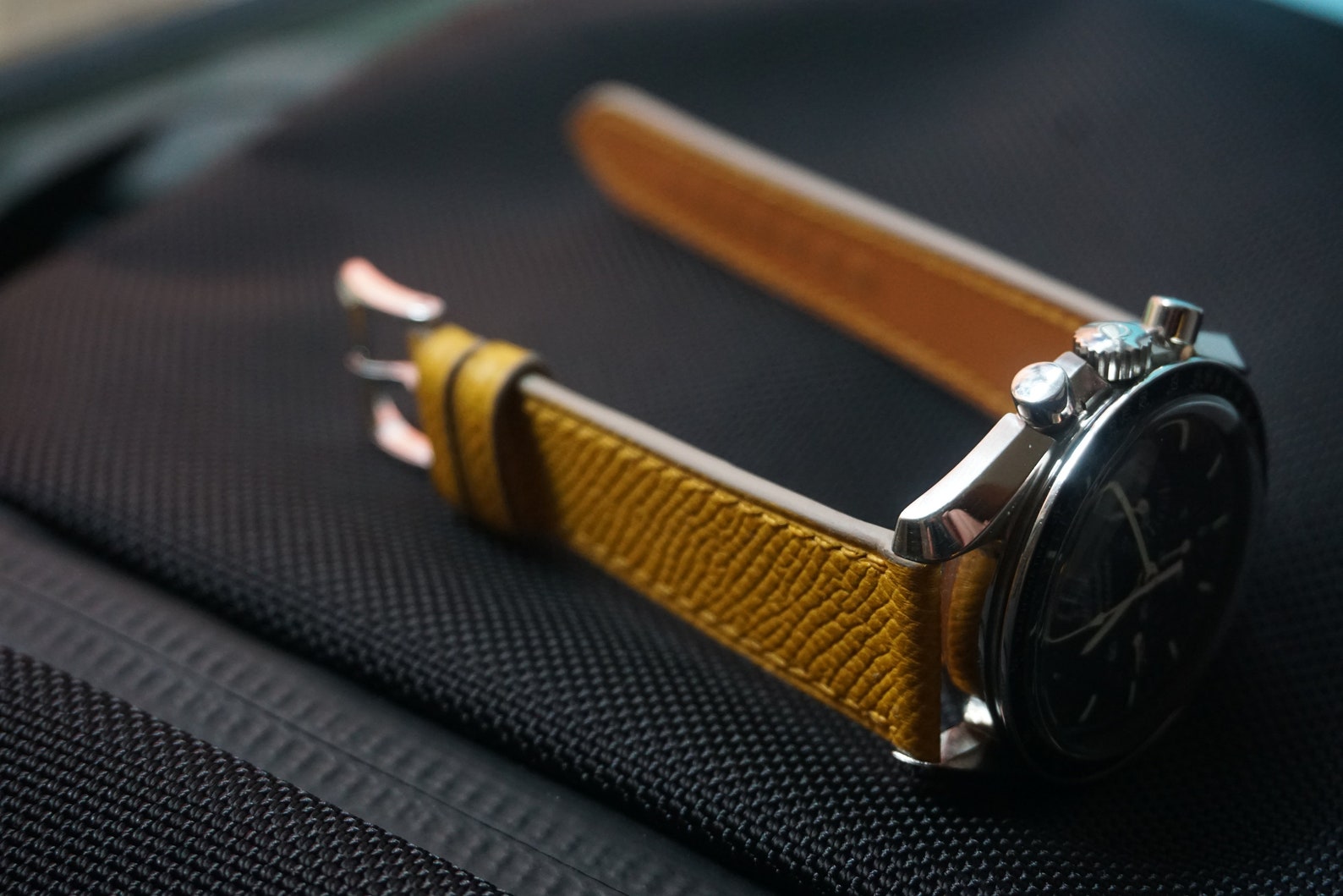 Custom Yellow Watch Strap in Epsom Leather. 12mm-24mm - Etsy