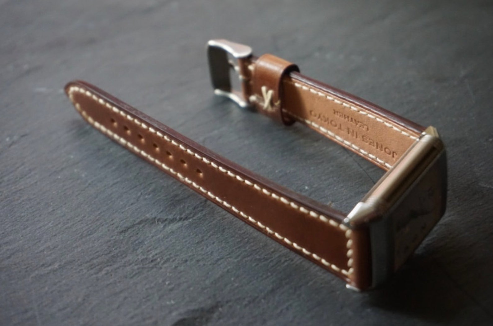 Horween Shell Cordovan Bourbon Coloured Watch Strap With Box | Etsy