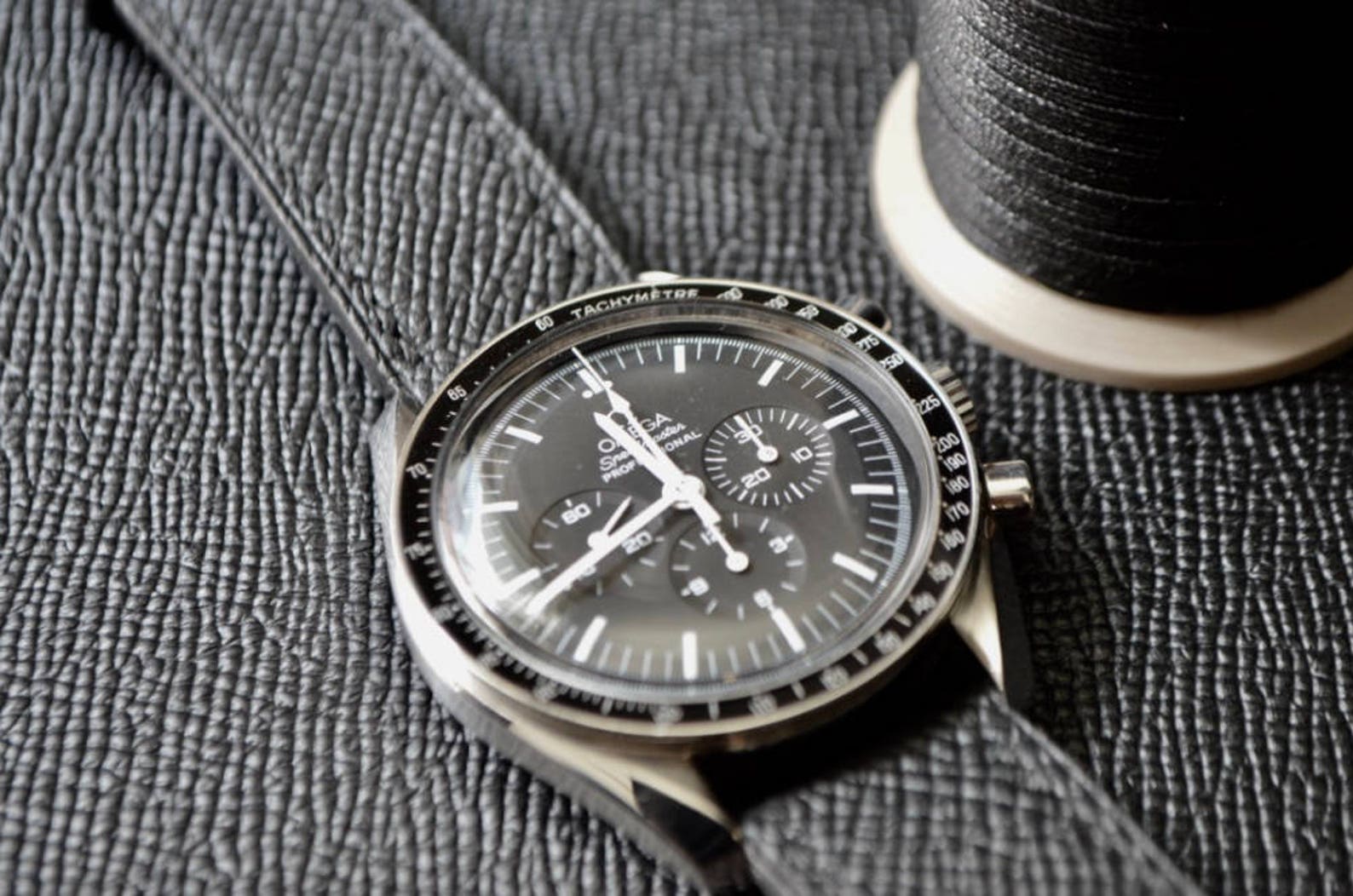 Custom All Black Epsom Leather Watch Strap 18mm 19mm 20mm | Etsy