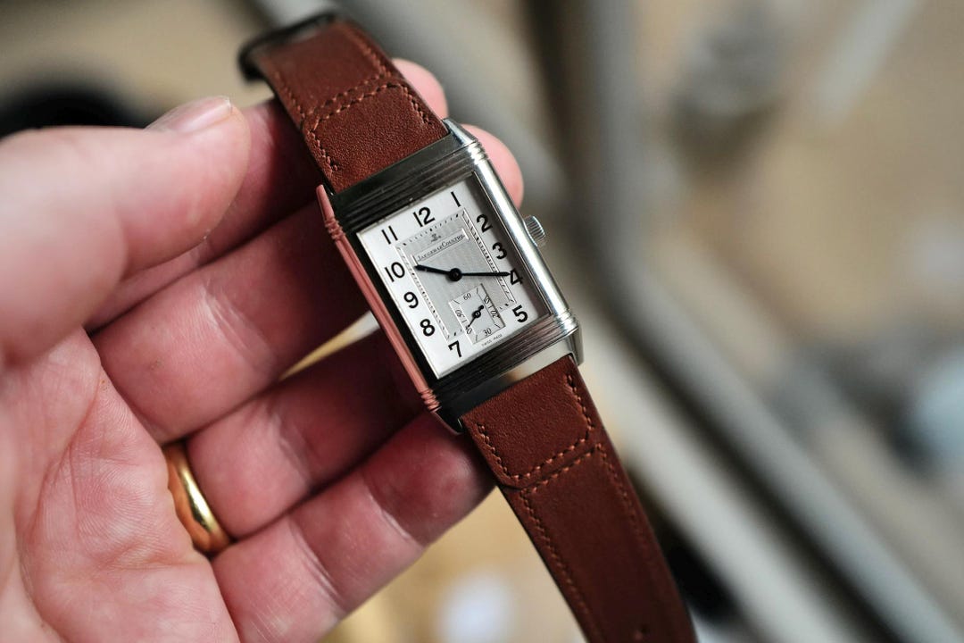 Reverso Style Watch Strap in Fauve Baranil Leather - Etsy