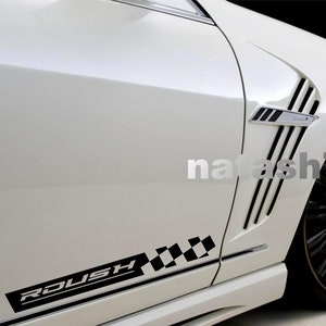 ROUSH RACING Stripes Vinyl Decal Sticker Racing Motorsport Car Emblem ...