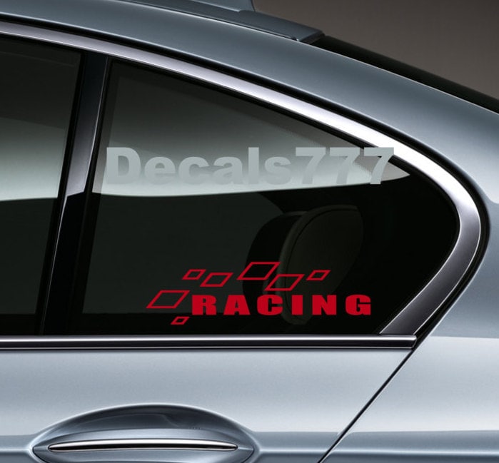 Racing Sport Car Truck SUV Window Vinyl Decal Sticker Emblem - Etsy