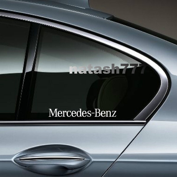 Mercedes Benz Window Decal - Etsy