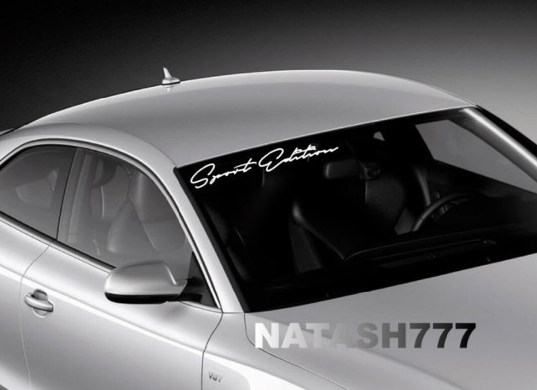 SPORT EDITION Audi Windshield S Line A3 A4 A5 A6 A8 Q3 Q5 Q7 TT Rs S5 ...