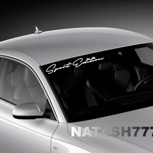 SPORT EDITION Audi Windshield S Line A3 A4 A5 A6 A8 Q3 Q5 Q7 TT Rs S5 ...