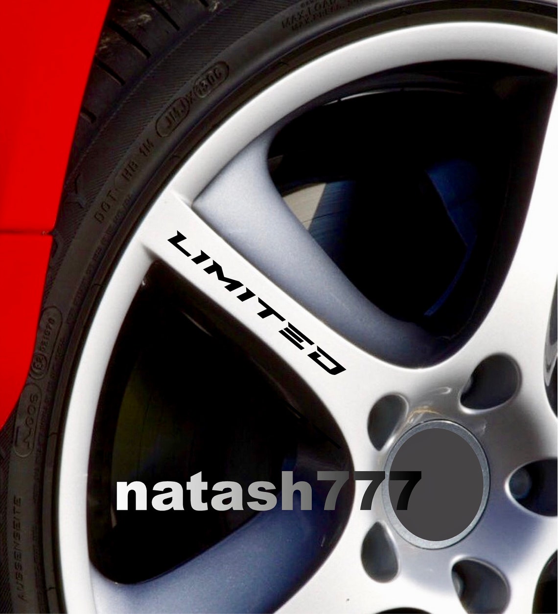 LIMITED Wheels Rims Vinyl Decal Sticker Racing Performance Car | Etsy